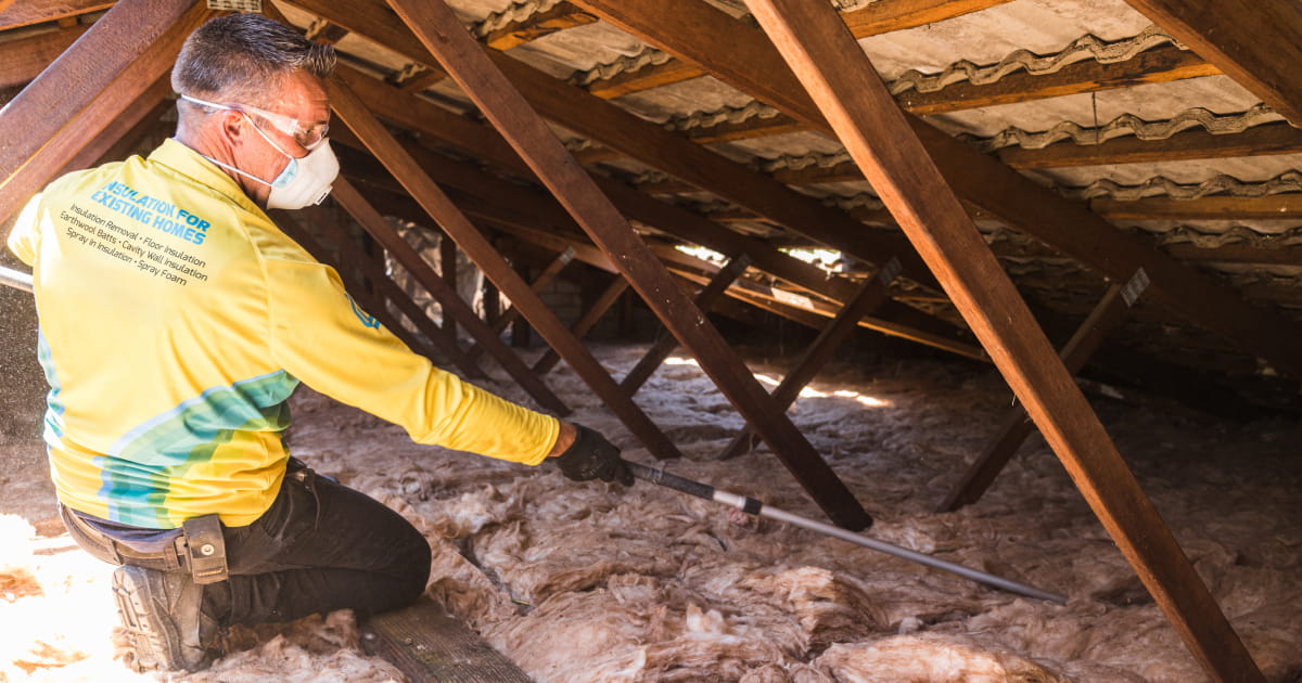 Ceiling insulation upgrade