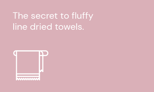 Fluffy Line Dried Towels